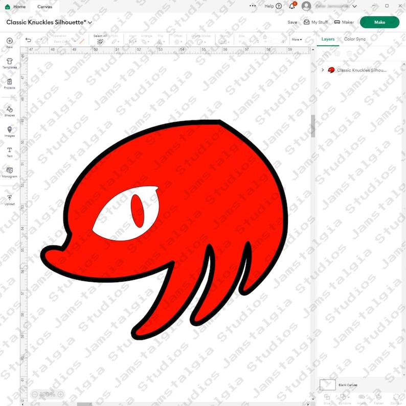 Classic Knuckles Head Layered SVG File Cut File for Silhouette Cricut ...