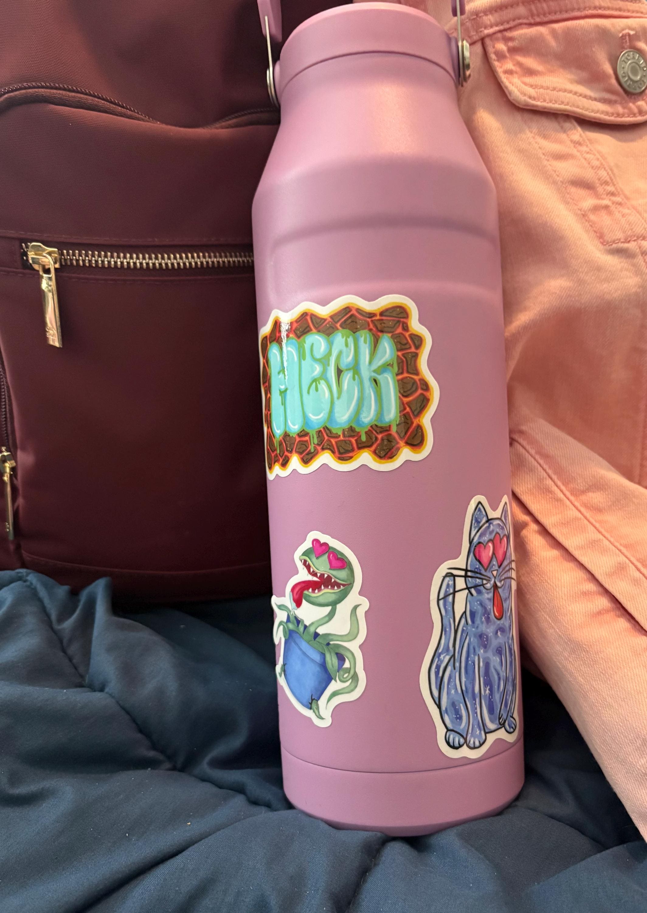 Maneater Man Eating Plant Vinyl Laptop Waterbottle Sticker - Etsy