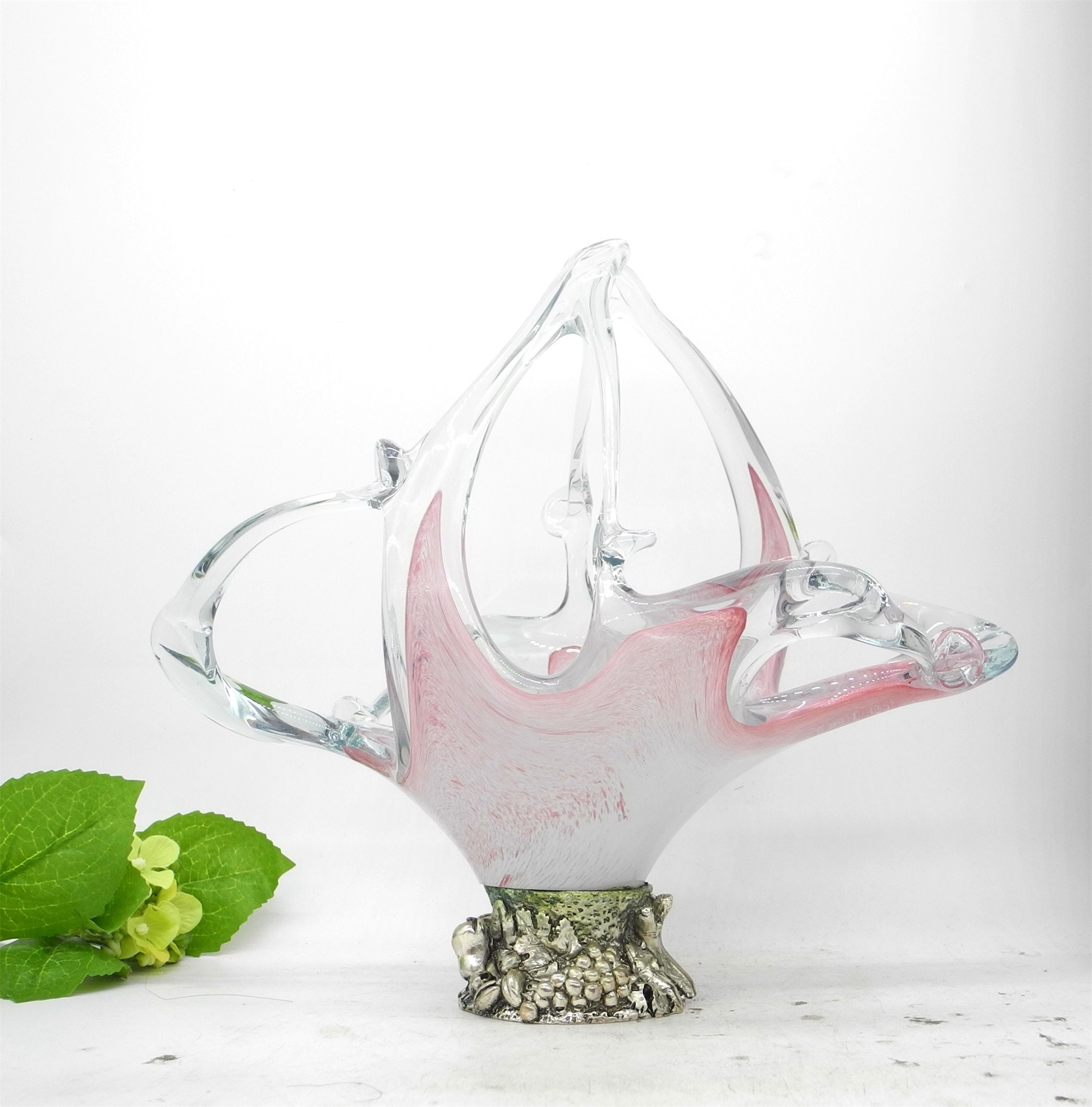 BIG Vtg Italian Cristalleria Arzanese Hand Blown Crystal - Etsy