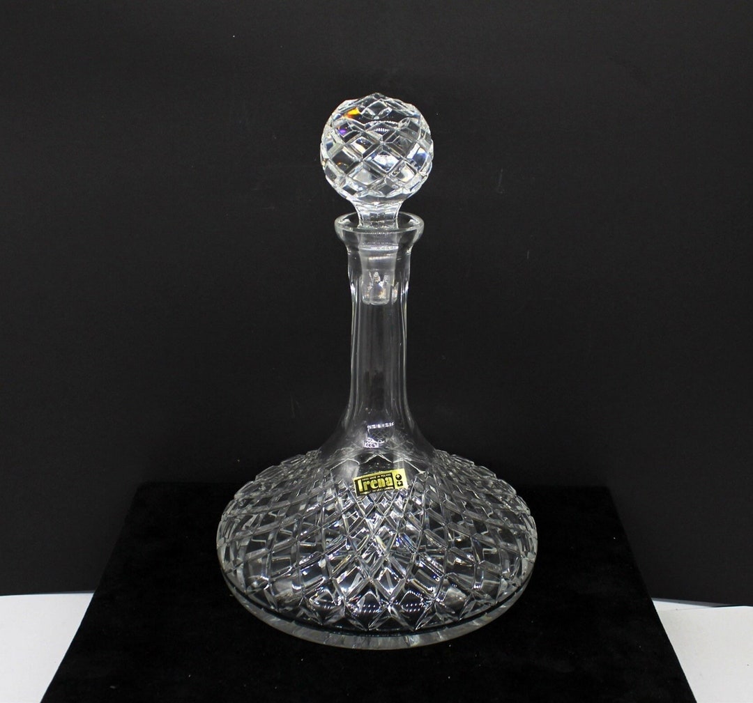 IRENA Crystal Ships Decanter Home Bar - Etsy Australia