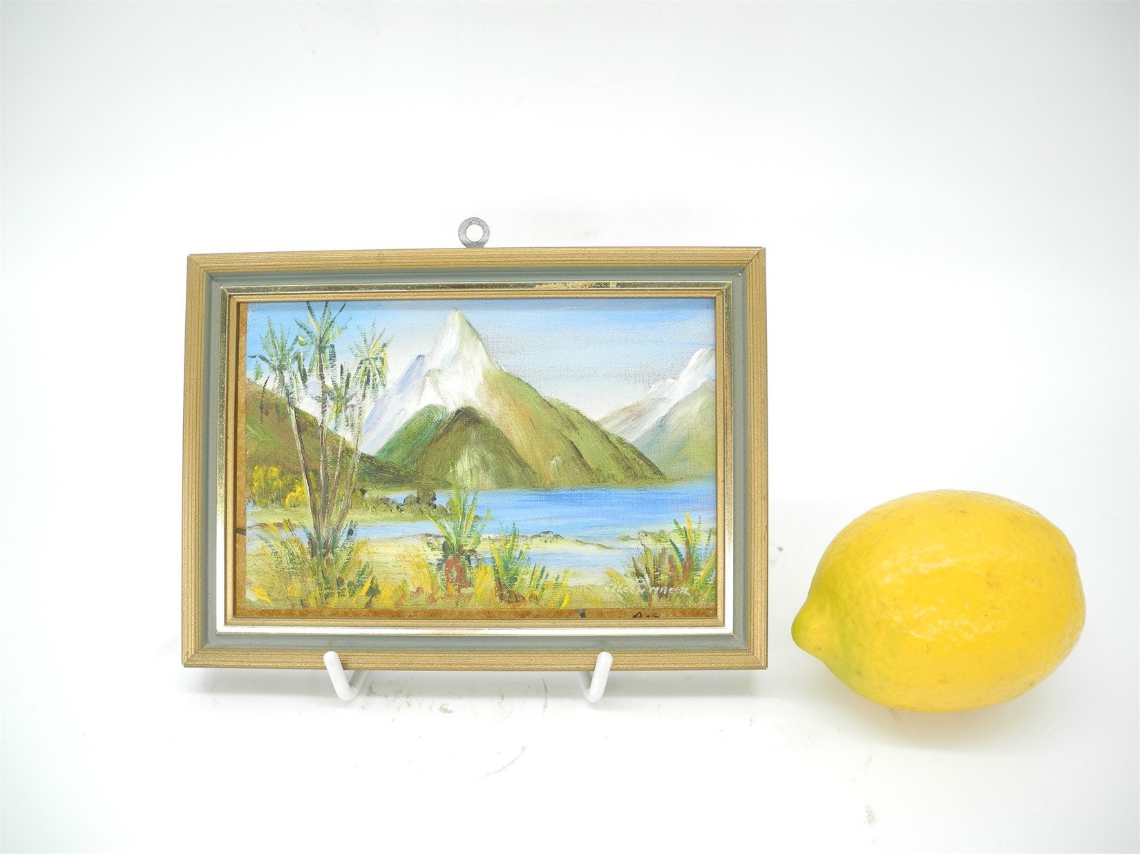 Miniature Oil Painting by Eileen Macer New Zealand - Etsy