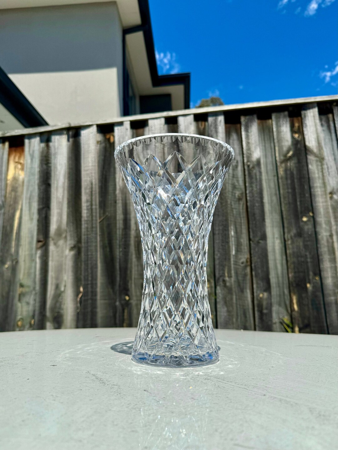 25cmh Crystal Vase , Lead Glass Vase, Home Decor,flower Arrangement ...