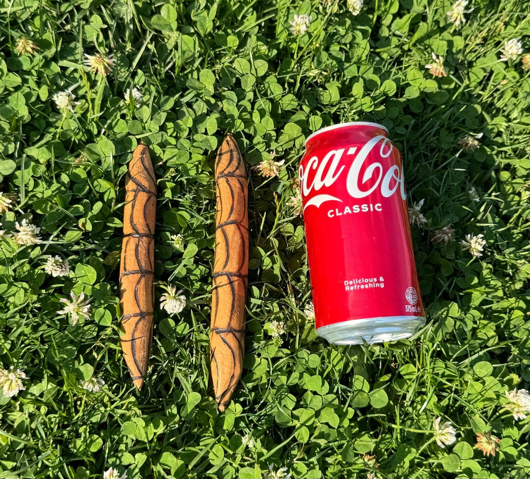 Pair Aboriginal Hand Carved Clapsticks, Instrument - Etsy Australia