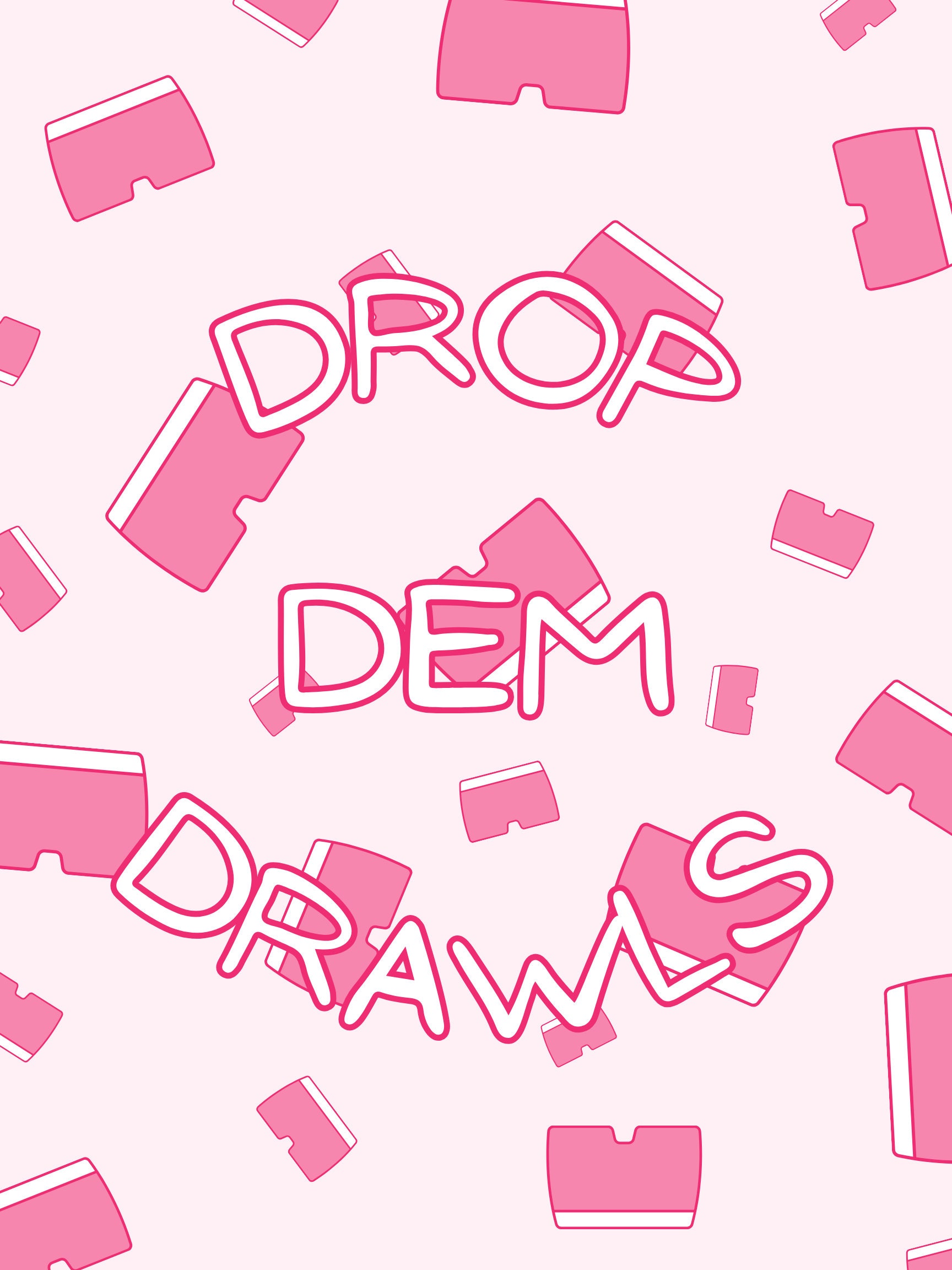 Drop Dem Drawls Bathroom Poster Digital Download Wall Art Decor - Etsy