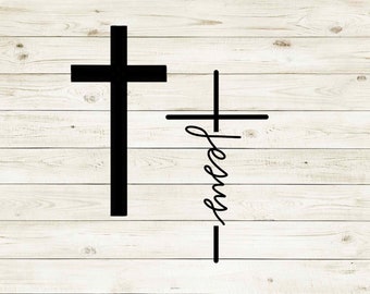 Cross Decal - Etsy