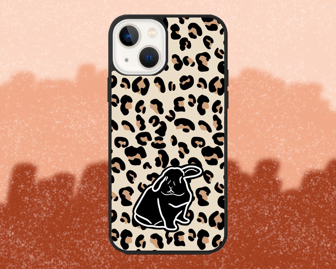 Holland Lop Show Rabbit Leopard Print Phone Case, Cute Livestock Phone ...