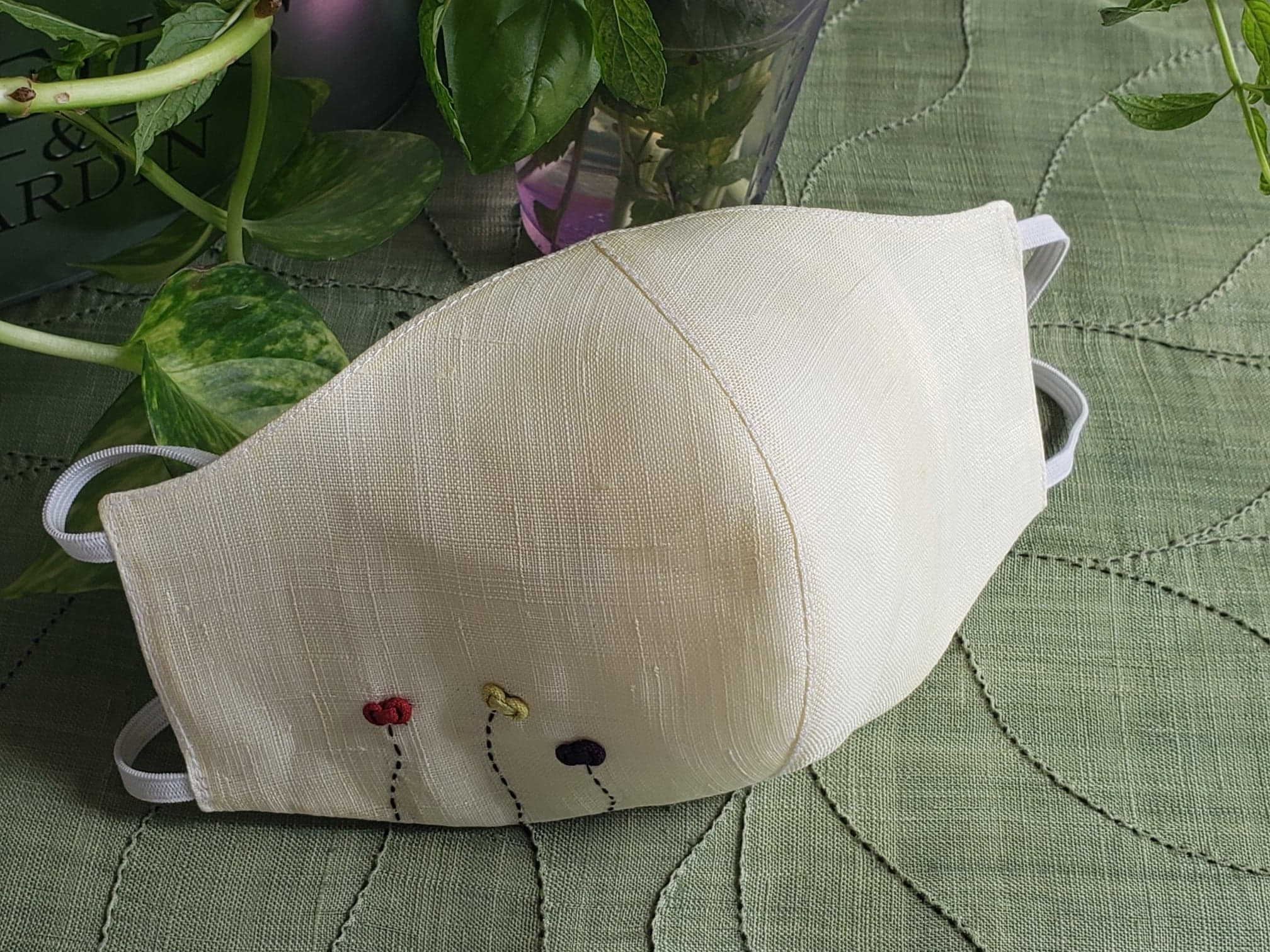 Korean Traditional-themed Ramie Mask - Etsy
