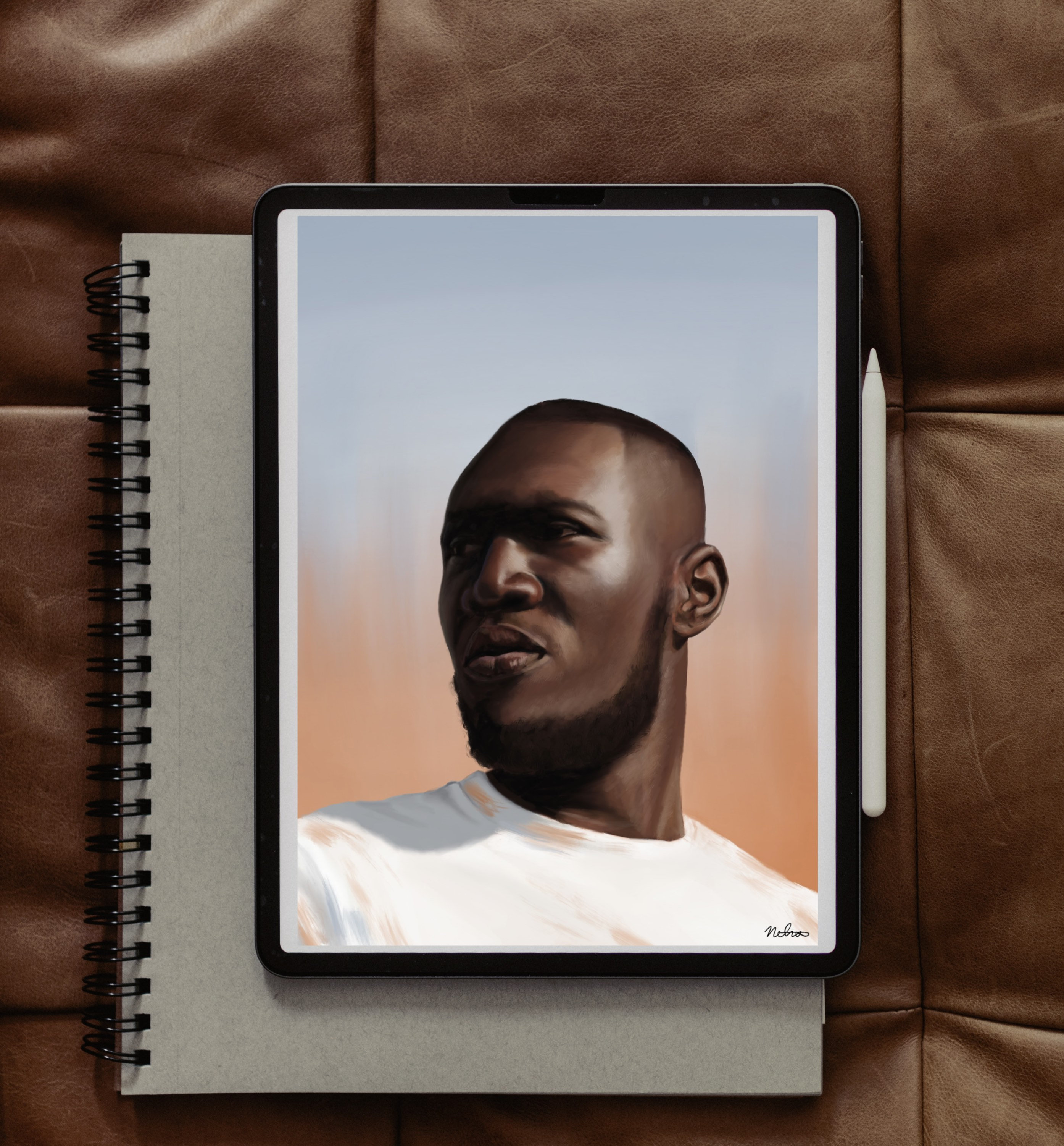 Stormzy grime, Rapper, Posterdruck, Fan Art, digitale Zeichnung, A4 ...