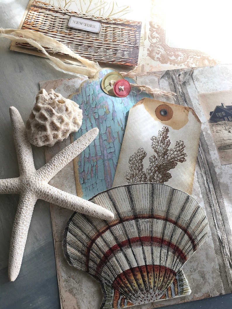 HAMPTONS, Sea Theme Printable Journal, Sea Junk Journal, Seaside ...