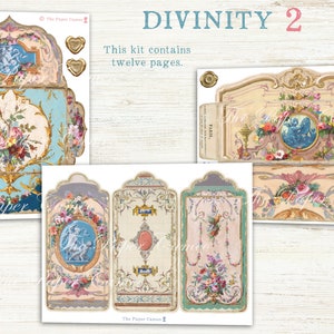 DIVINITY 2 Ephemera, Antique French Style Ephemera Printable, Marie ...