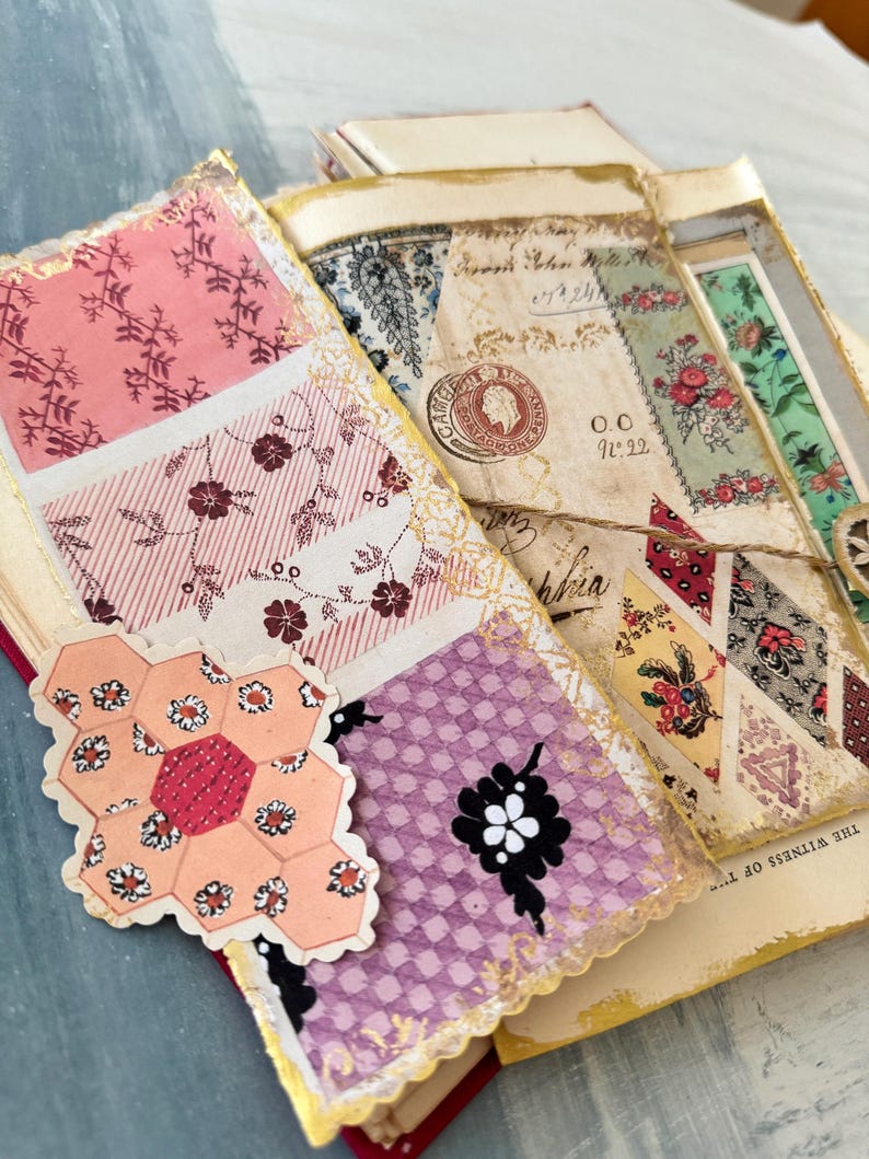 PATCHWORK PAPERS Digital Download, Patchwork Printables, Fabric ...