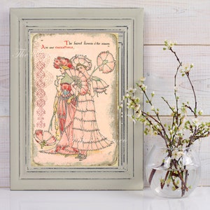 FEMMES Des FLEURS Spring Themed Journal Printable, Flower Fairy Journal ...