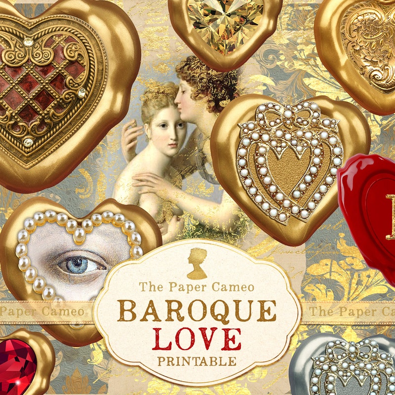 Wax Seal Stickers Baroque - Etsy