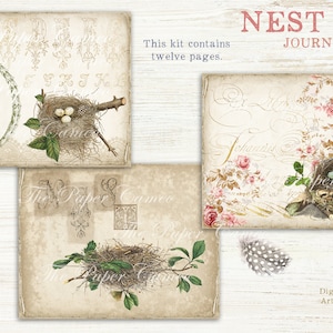 NEST, Spring Theme Journal Printable, Easter Journal Printable, Nest ...