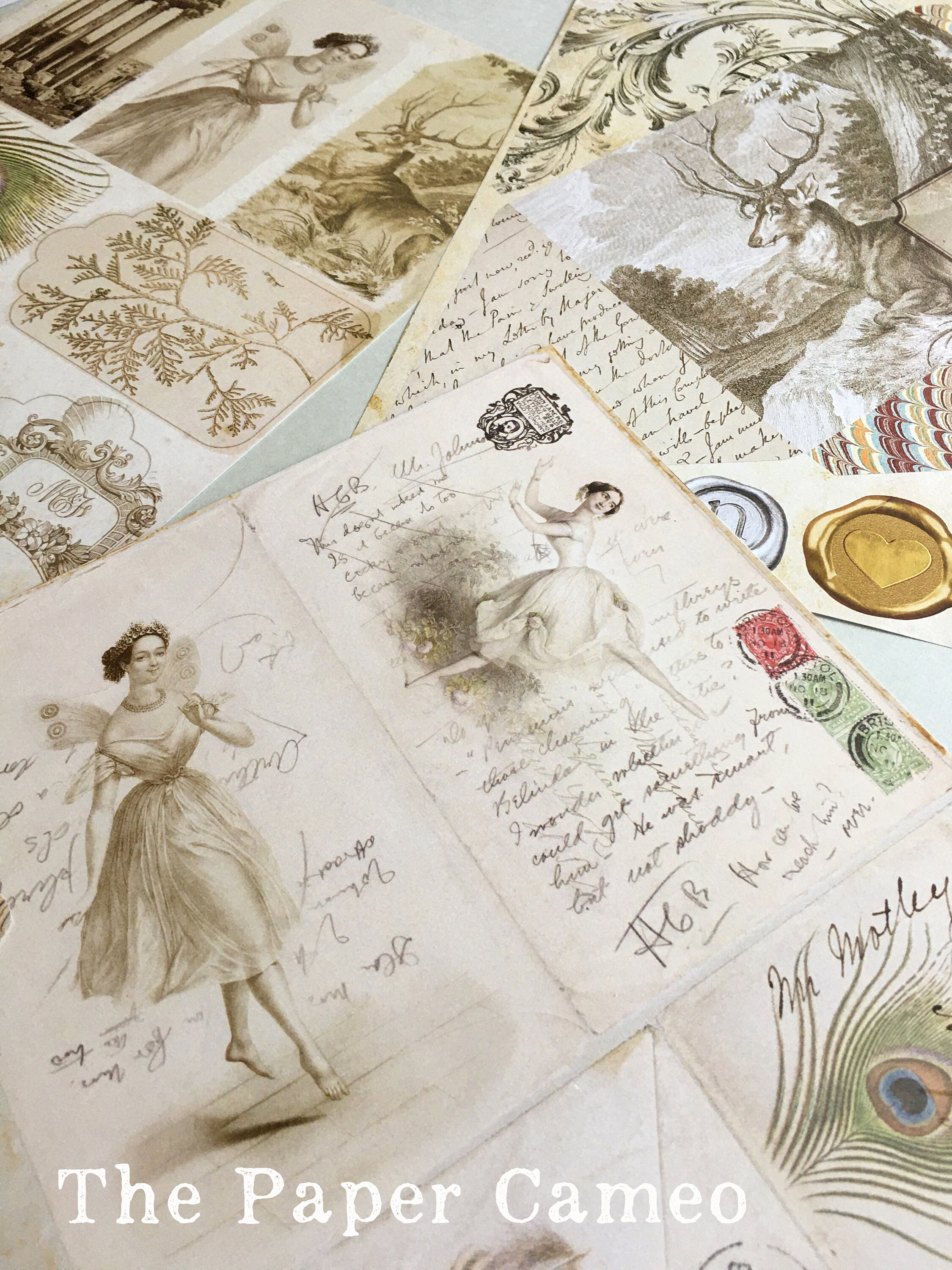 CLASSIC Ephemera Digital Download Antique Ephemera Printable | Etsy