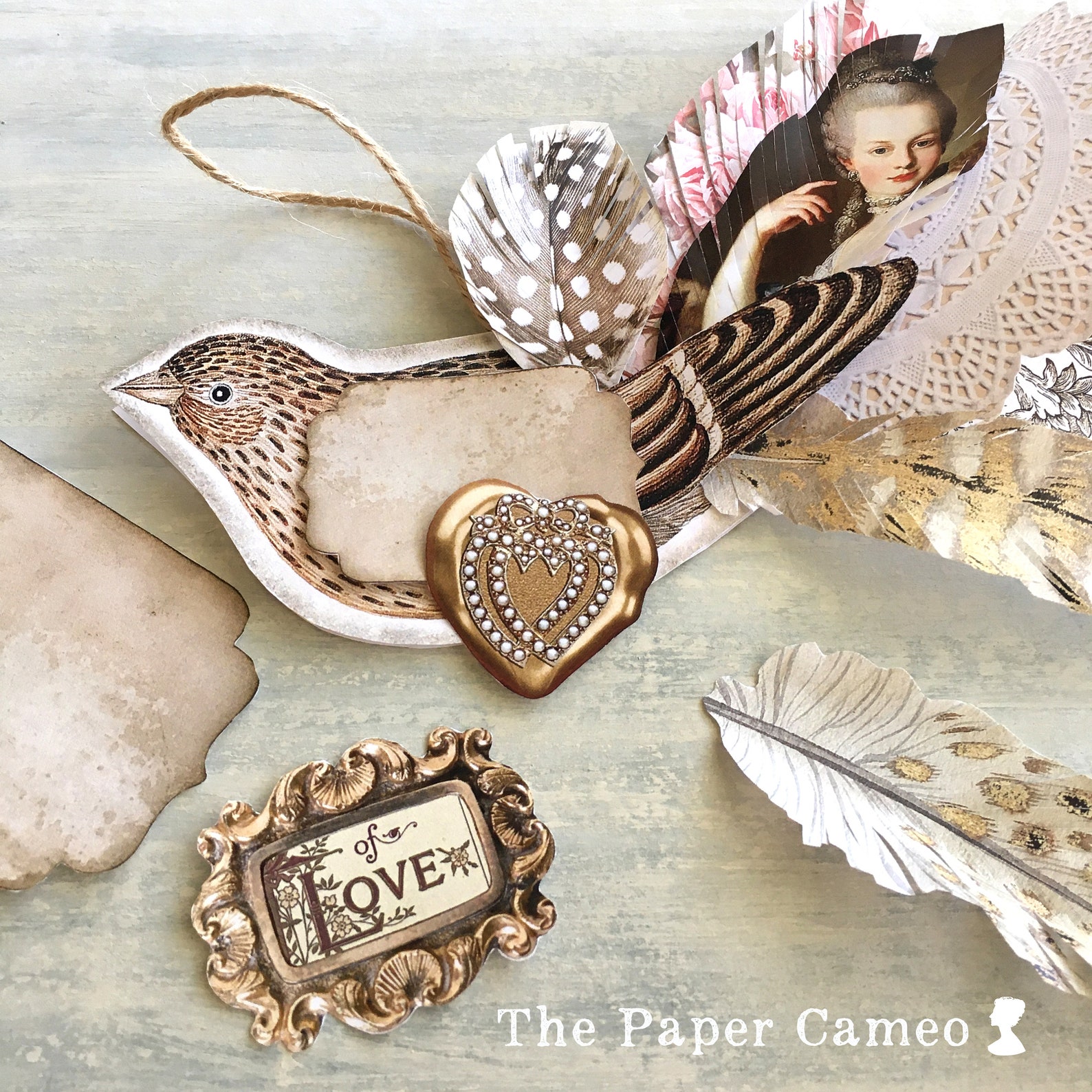 Love Birds Gift Tags Bird Digital Download Bird Printable | Etsy