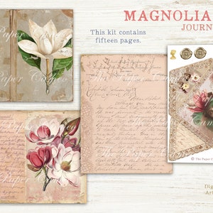 MAGNOLIA Journal Printable, Magnolia Junk Journal Digital, Spring Theme ...