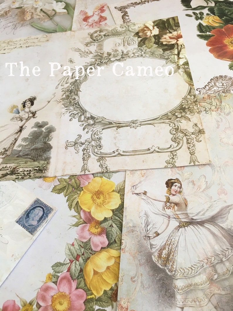 FLORA Journal Floral Journal Printable Digital Vintage - Etsy