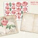 RED ROSE Printable Junk Journal Insert, Rose Pop up Paper Craft, Rose ...