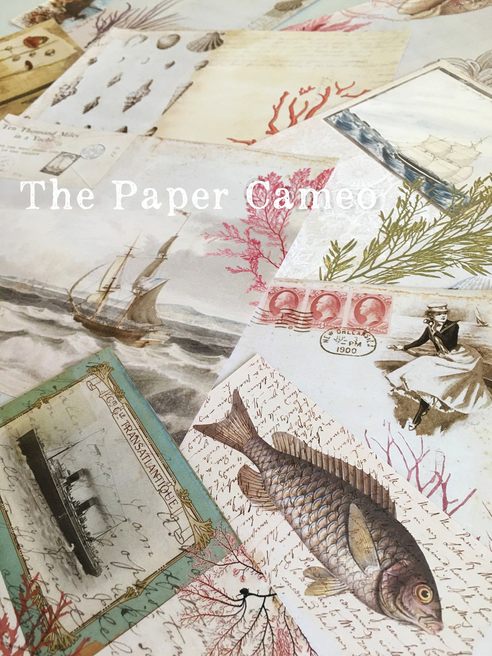 BY THE SEA, Sea Theme Journal Printable, Instant Download, Sea Side ...
