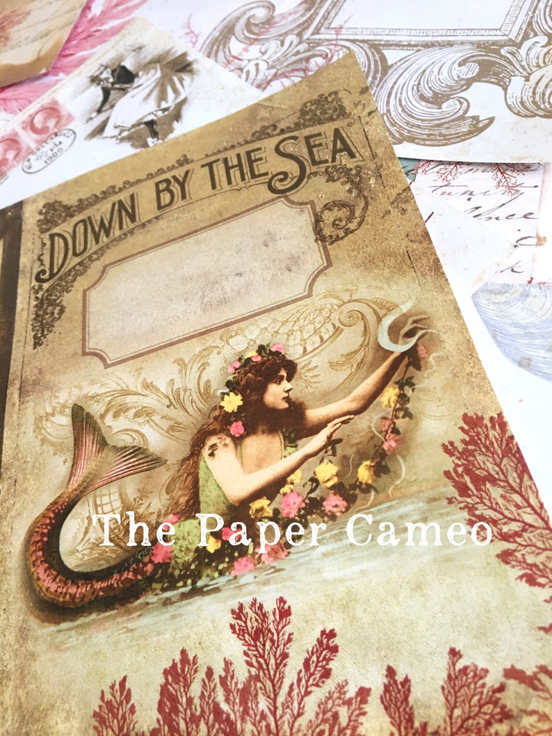 BY THE SEA, Sea Theme Journal Printable, Instant Download, Sea Side ...