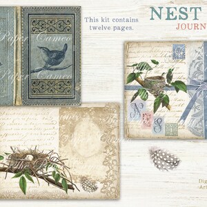 NEST, Spring Theme Journal Printable, Easter Journal Printable, Nest ...