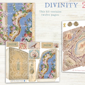 DIVINITY 2 Ephemera, Antique French Style Ephemera Printable, Marie ...