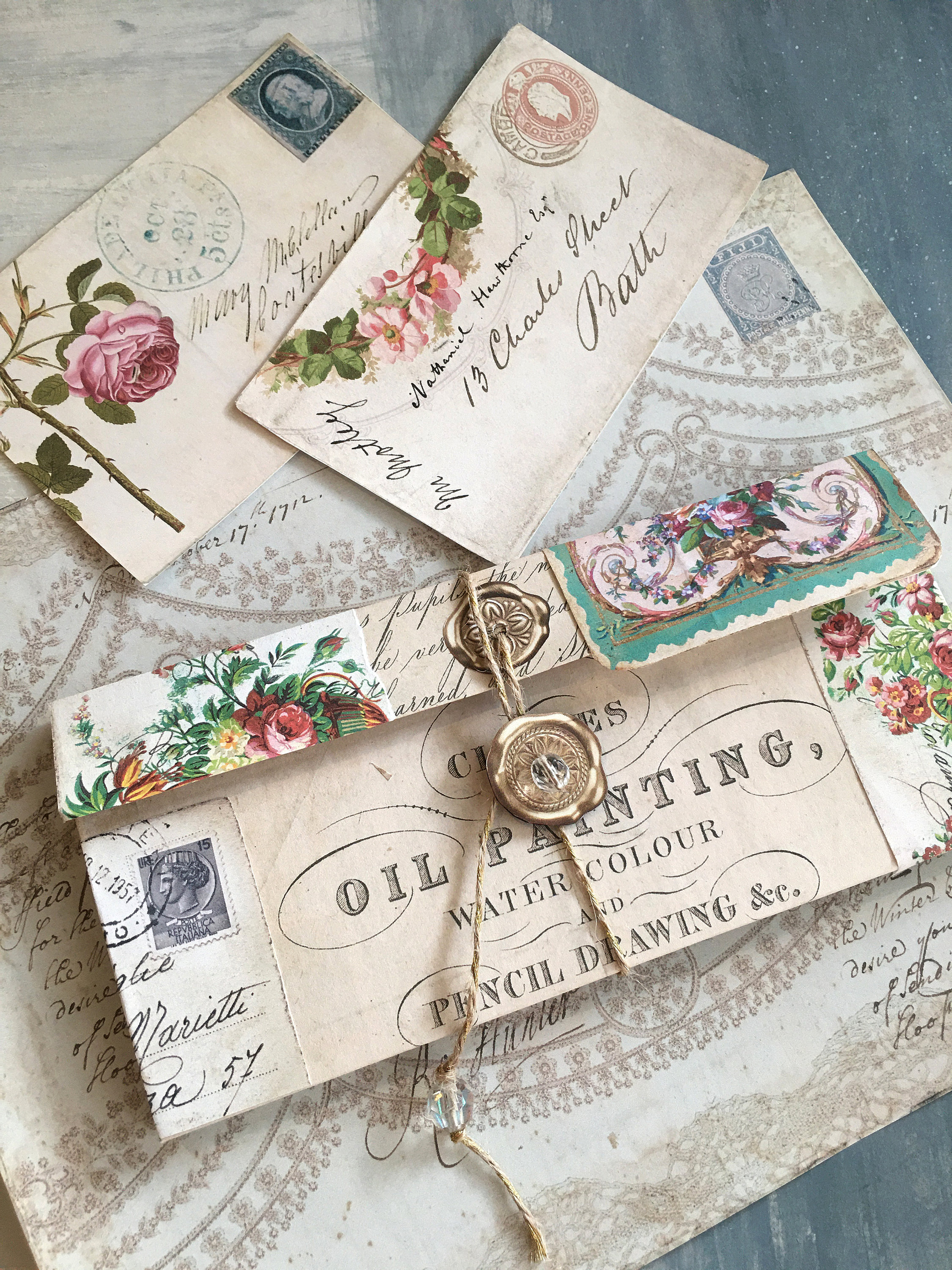 ISABELLE 2 Ephemera, Vintage French Style Ephemera Printable, Shabby ...
