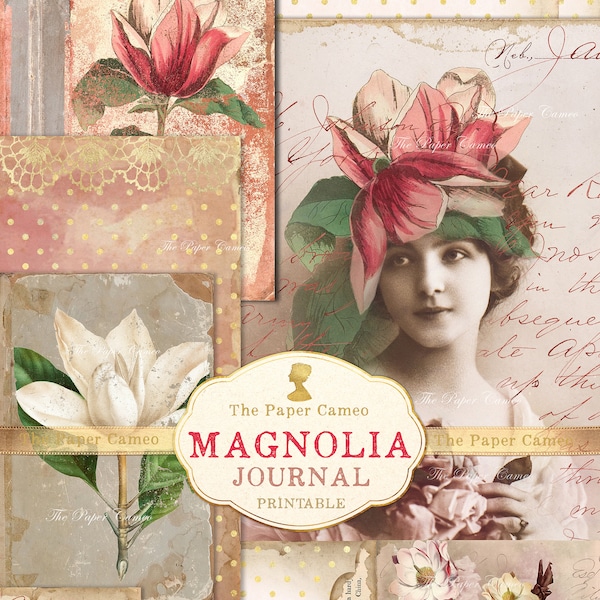Magnolia Printable Stationery - Etsy