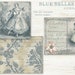 BLUE BELLES Journal Printable, Blue Digital Junk Journal, Romantic Teal ...