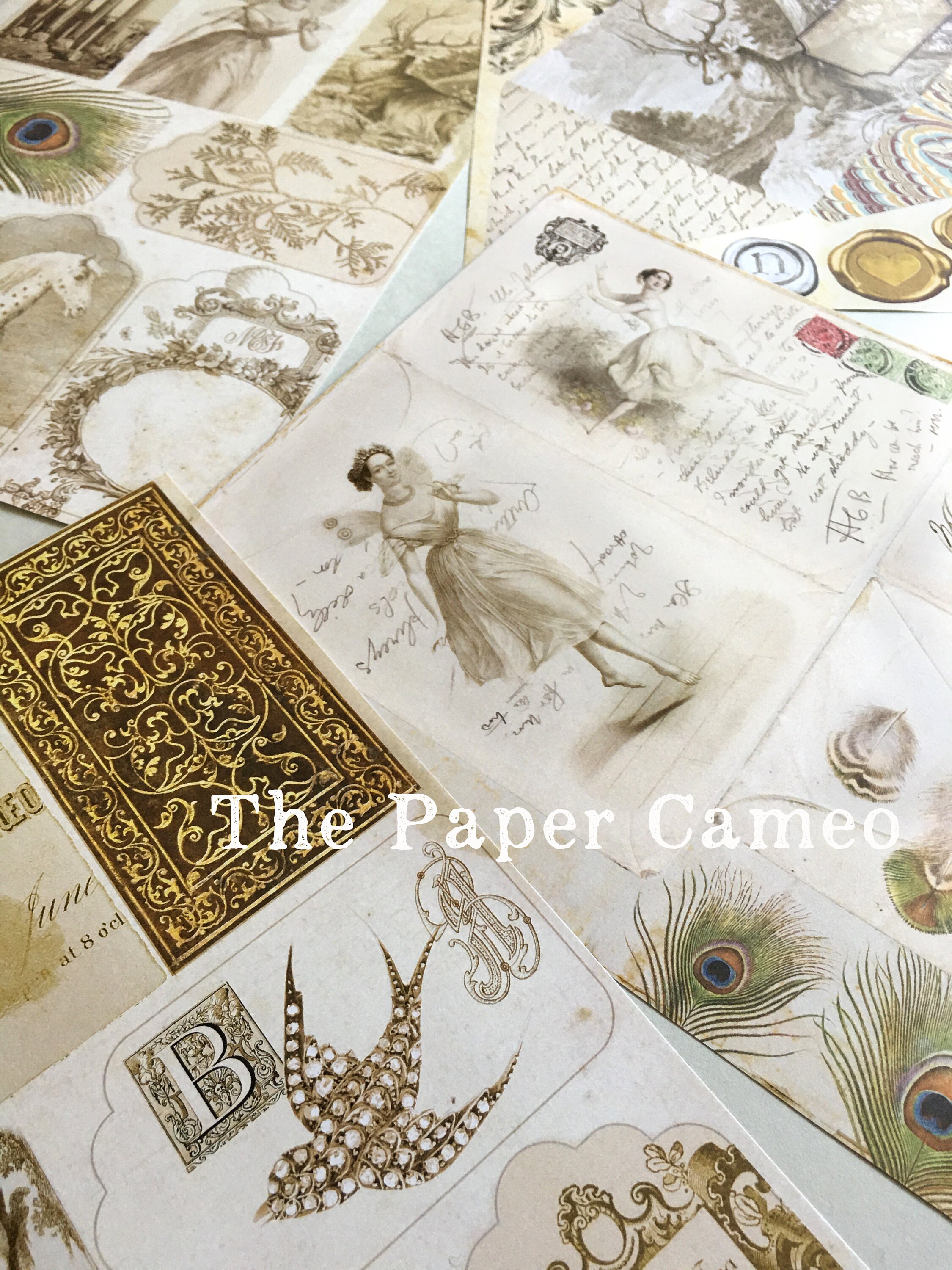 CLASSIC Ephemera Digital Download Antique Ephemera Printable | Etsy