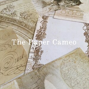 CLASSIC Journal Printable Digital, Classic Collage Paper, Travel ...
