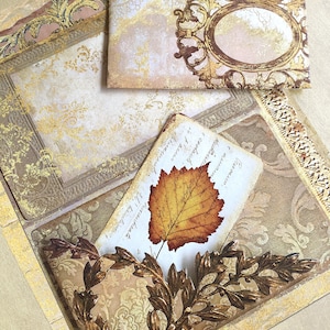 AUTUMN GOLD 2, Autumn Themed Ephemera Printable, Autumn Ephemera, Fall ...