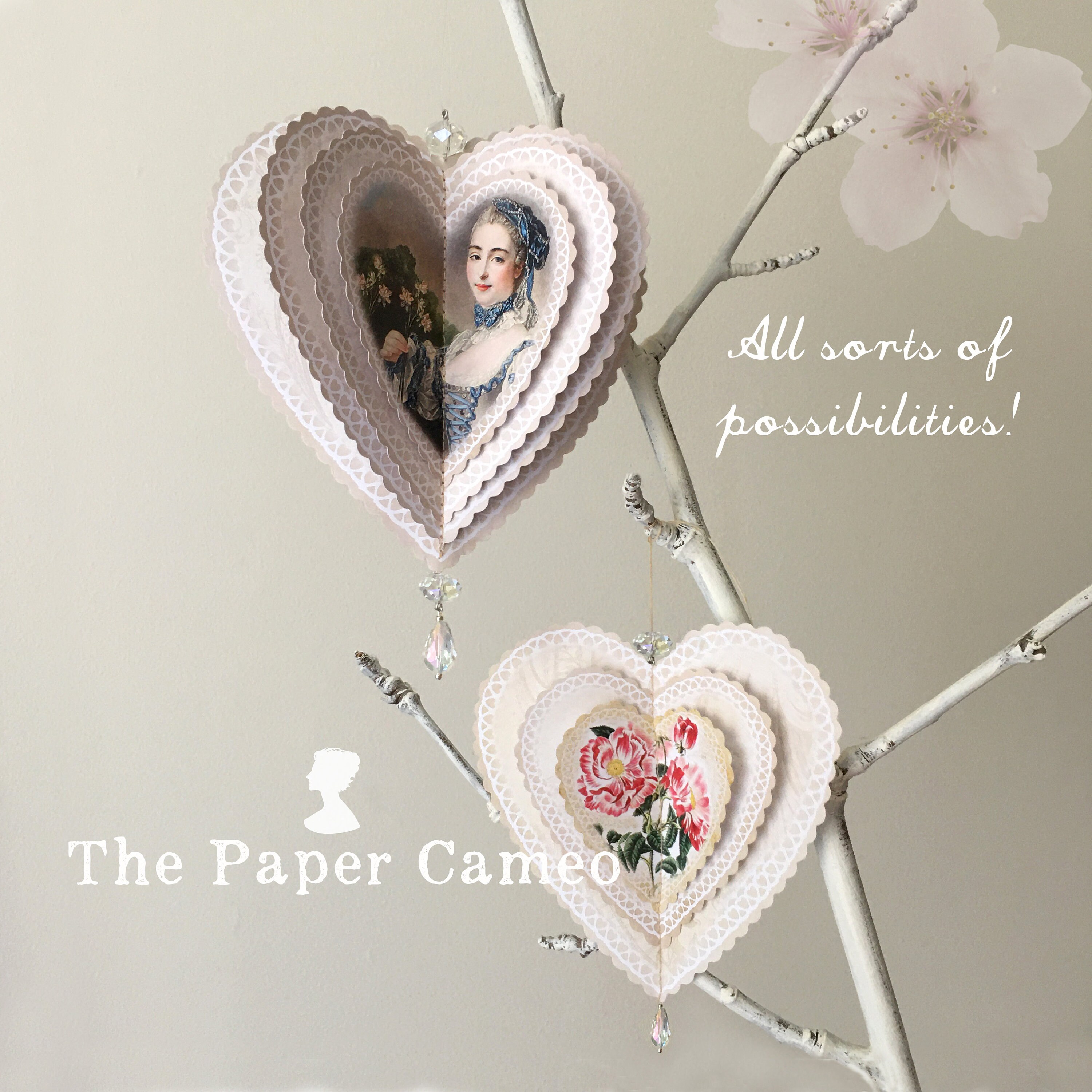 LOVE HEARTS Vintage Love Hearts Printable Valentines Pop Up - Etsy