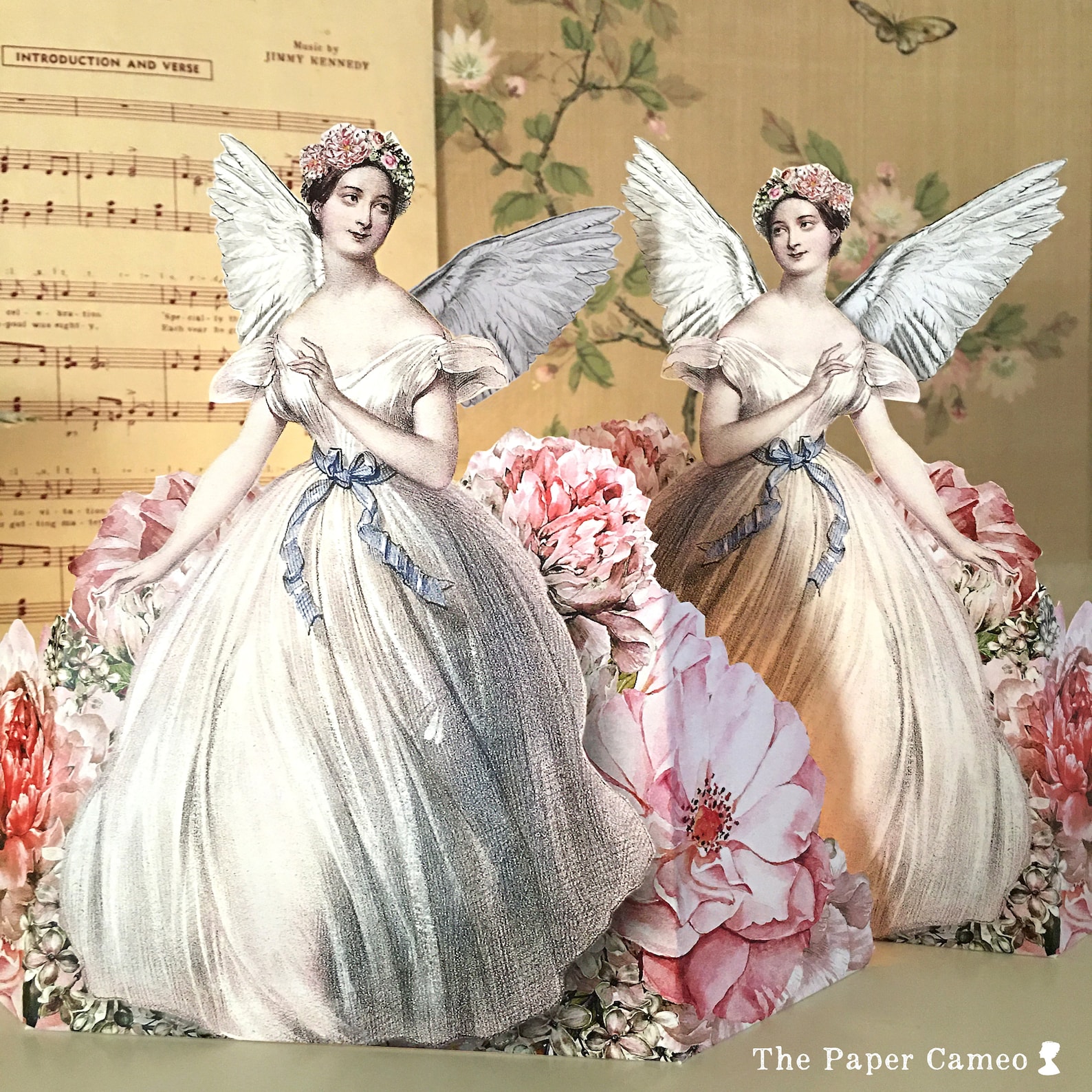 PAPER ANGEL Digital Printable Paper Christmas Decoration - Etsy