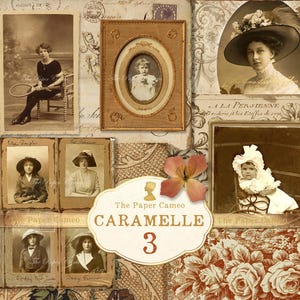 CARAMELLE 3 Autumn Themed Ephemera, Vintage Fall Theme Digital, Autumn ...