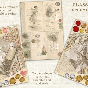 CLASSIC Ephemera Digital Download, Antique Ephemera Printable Kit ...