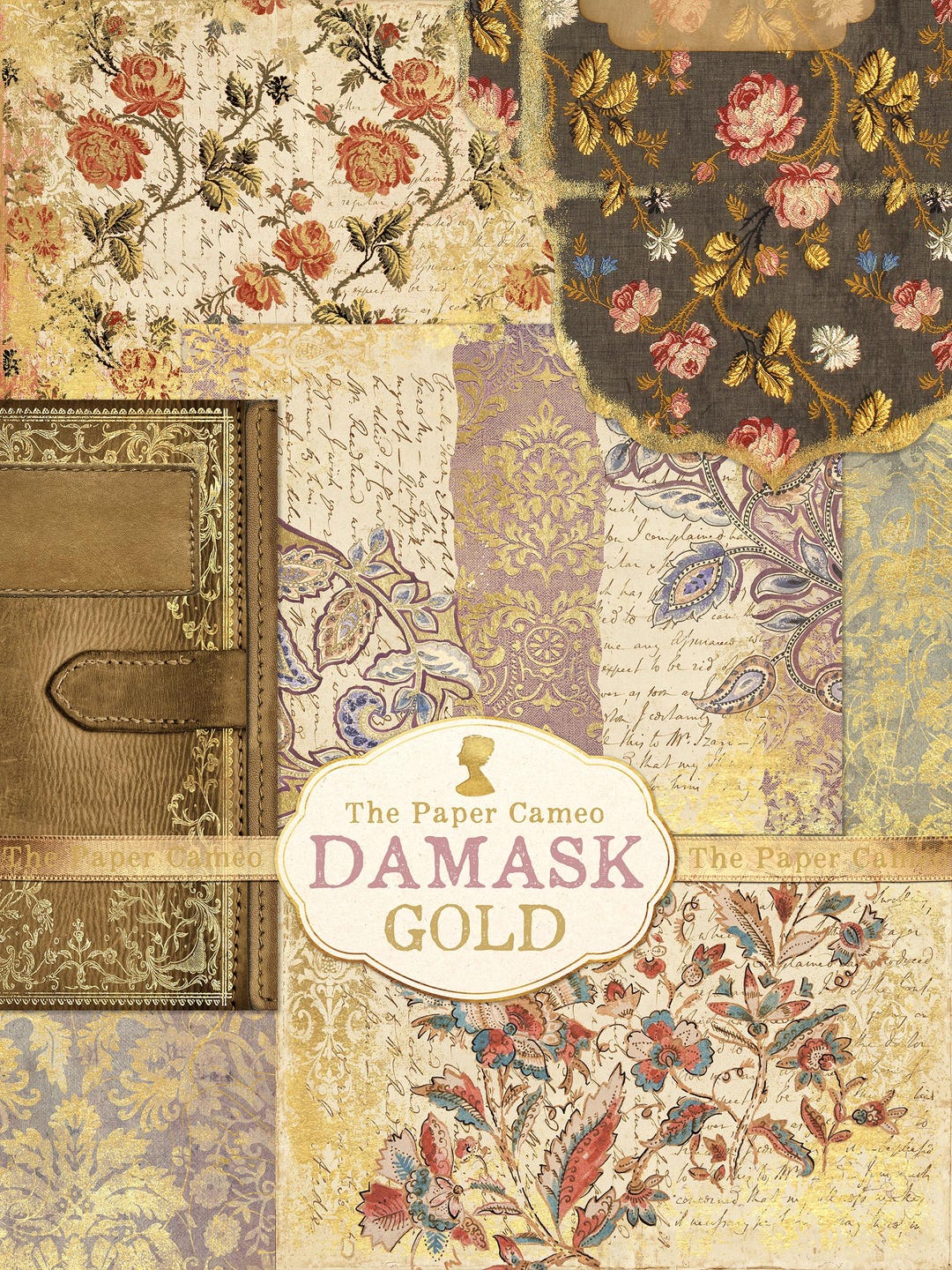 DAMASK GOLD Journal Printable, Autumn Theme Journal Printable, Autumn ...