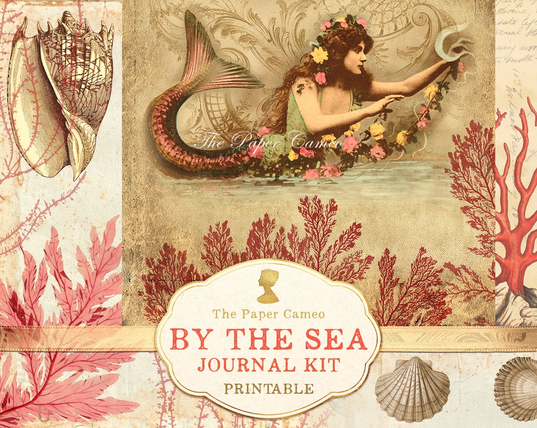 BY THE SEA, Sea Theme Journal Printable, Instant Download, Sea Side ...