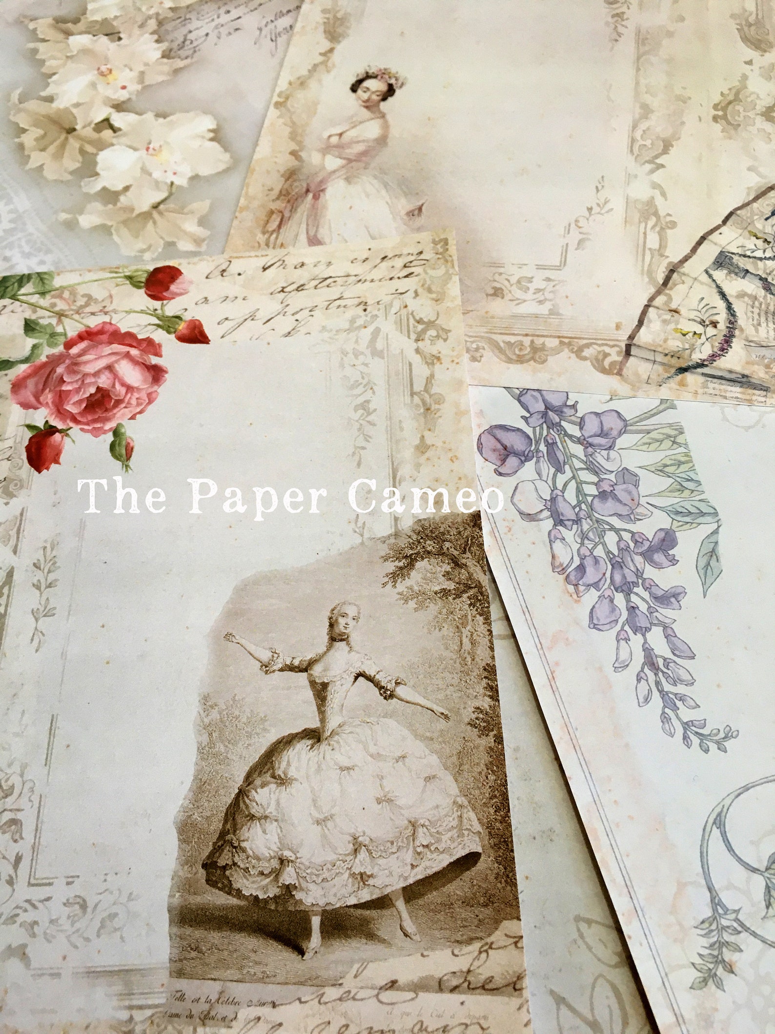 FLORA Journal Floral Journal Printable Digital Vintage - Etsy