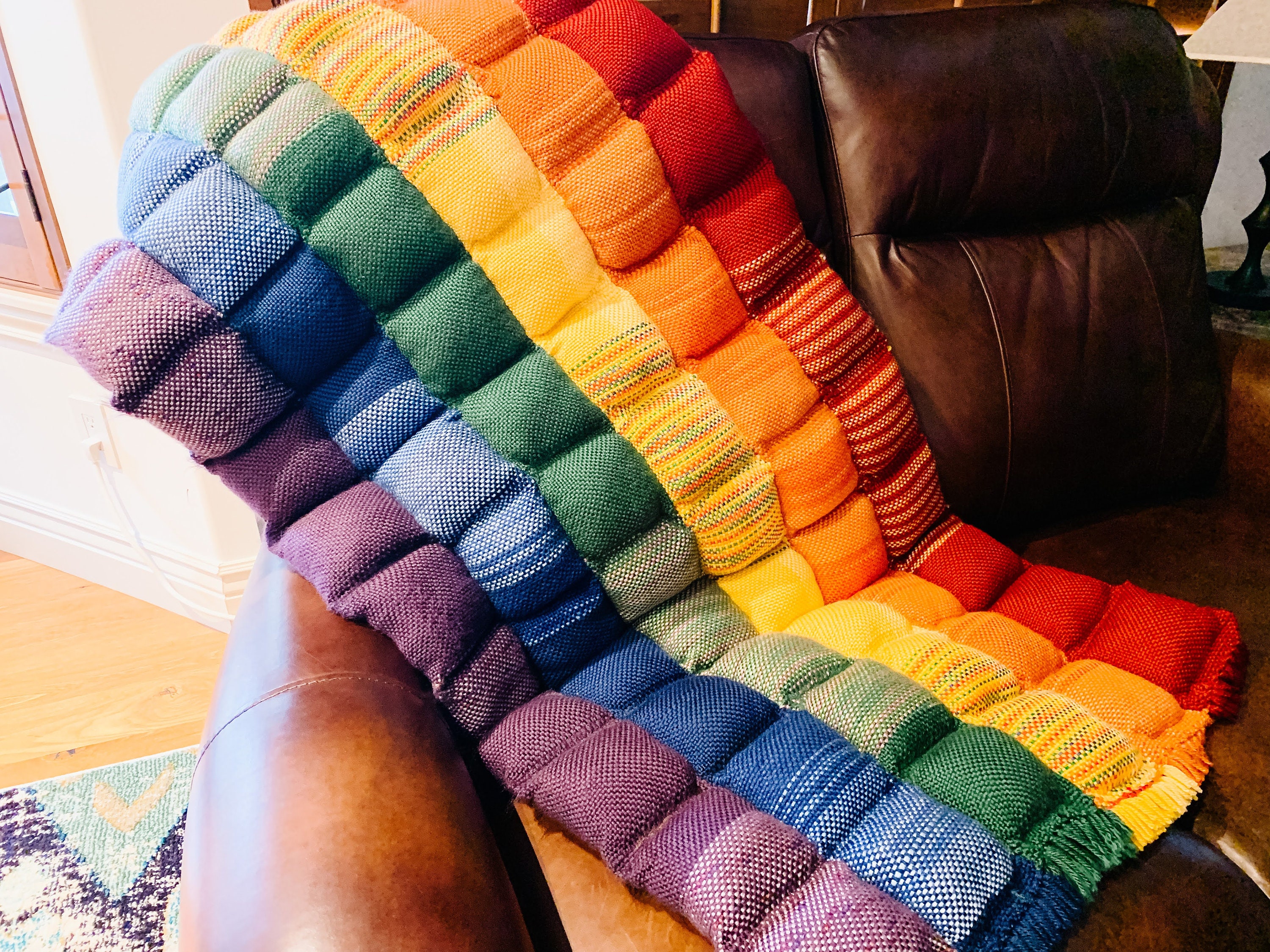 Handwoven Puff Quilt PDF Pattern for Rigid Heddle Loom Digital Download ...