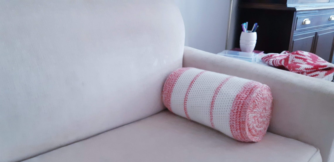 Easy Crochet Lumbar Pillow Pattern | Etsy