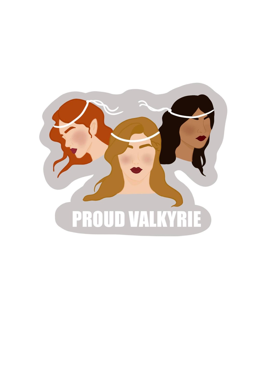 Valkyrie Warriors Sticker - Etsy
