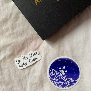 ACOTAR Star Quote Sticker - Etsy
