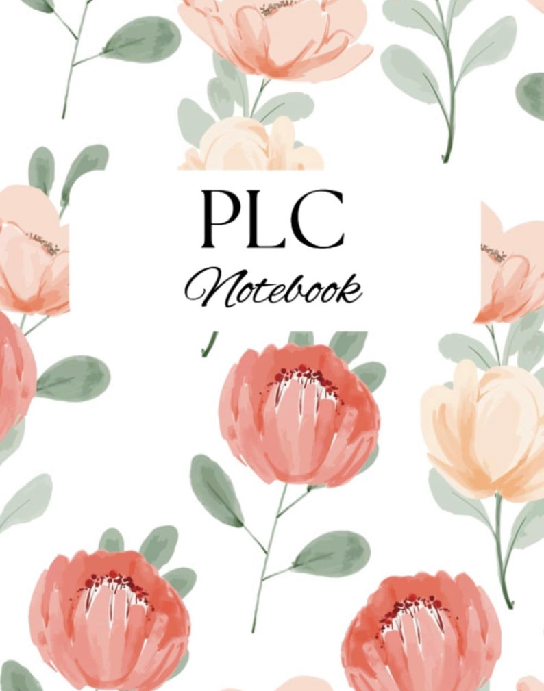 Professional Learning Community PLC Notebook for Teachers, Digital ...