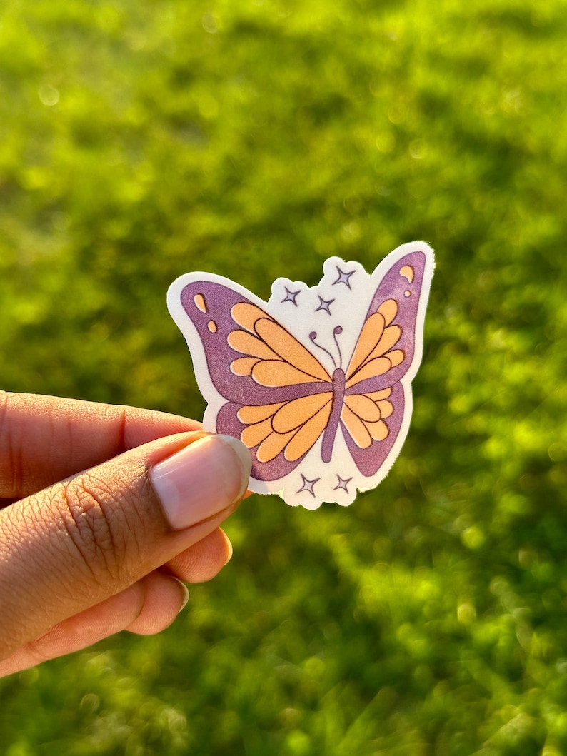 Butterfly Vinyl Sticker - Etsy