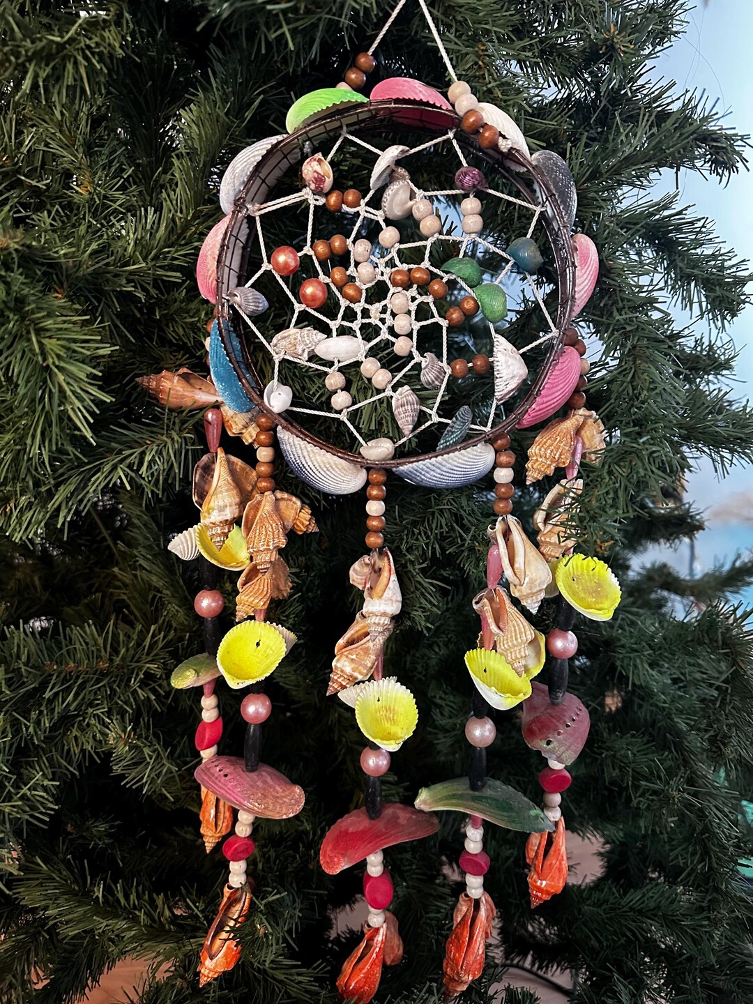 Handmade Star Seashell Lantern 6.5” X 16.5” - Etsy