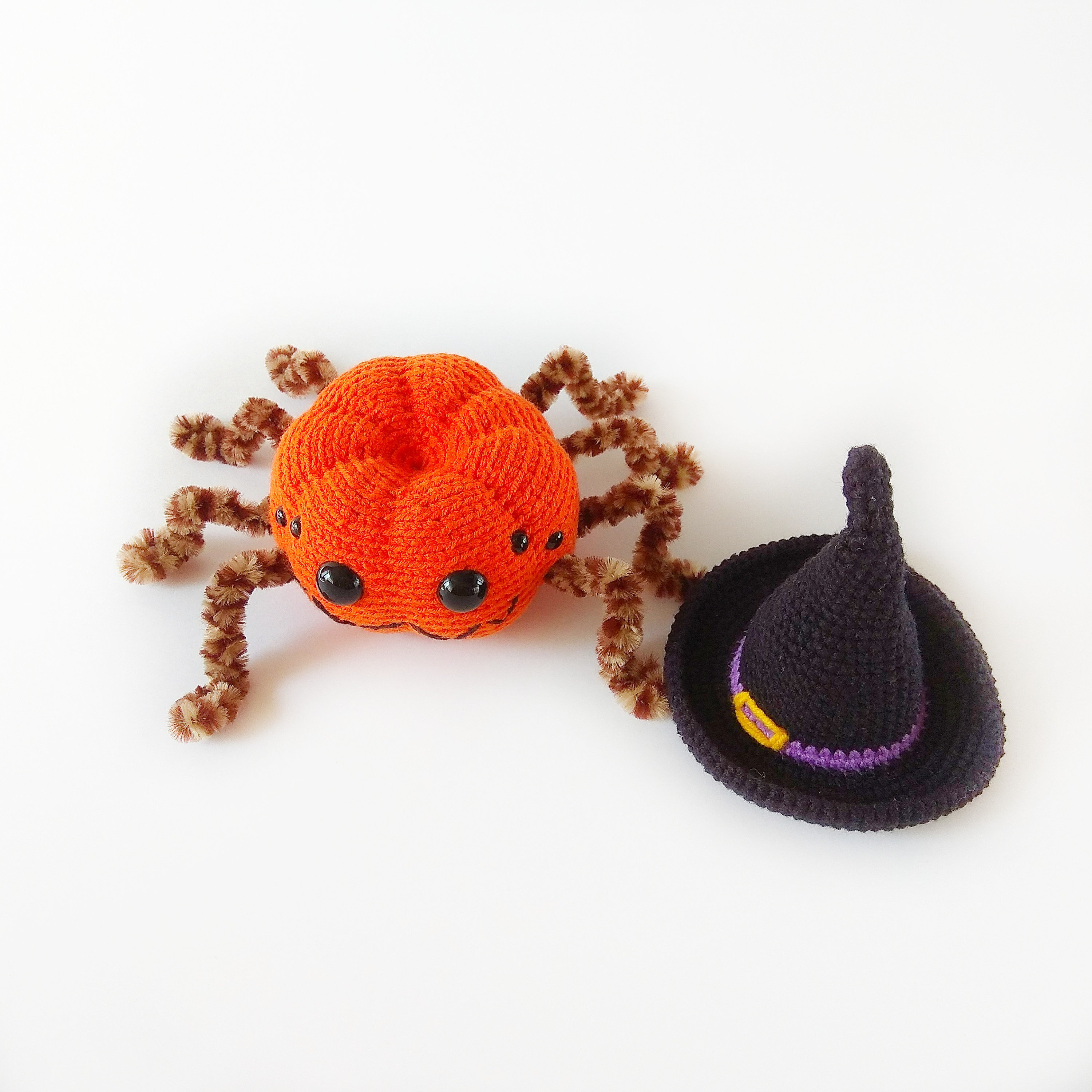 Spider Crochet Pattern Halloween Decoration Crochet Pumpkin | Etsy