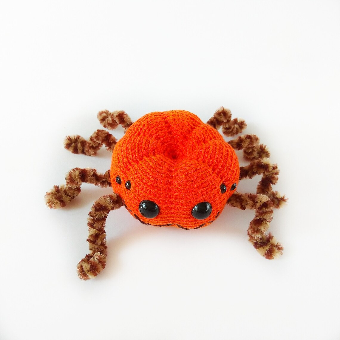 Spider Crochet Pattern Halloween Decoration Crochet Pumpkin | Etsy