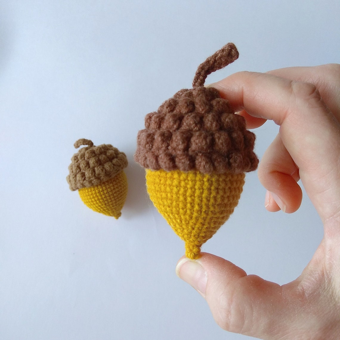 Acorn Crochet Pattern Amigurumi Acorn Home Decor Autumn | Etsy